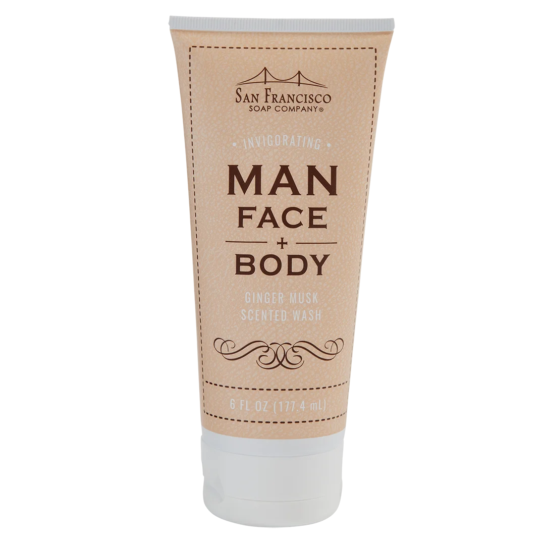 Man Bar® Face And Body Wash Ginger Musk Man Bar Soap
