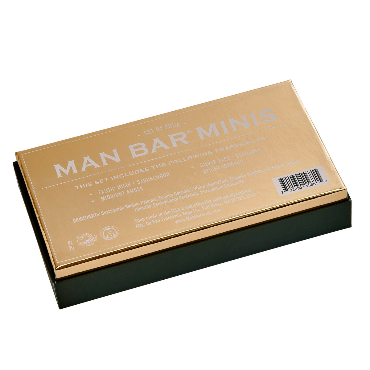 Man Bar Miniature 4 Pack Gift Box Set – Man Bar Soap