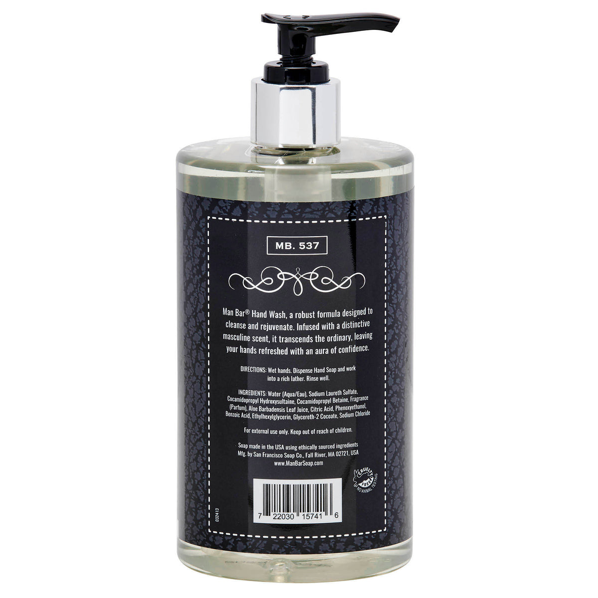 MAN BAR® Hand Wash - Midnight Amber – Man Bar Soap